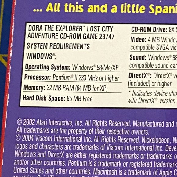 Atari, Inc. | Toys | Dora The Explorer Lost City Adventure Cdrom | Poshmark